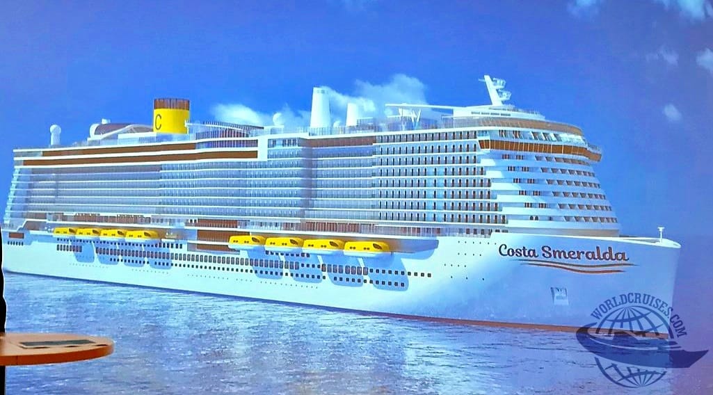 Costa Smeralda é o nome de novo navio da Costa Crociere
