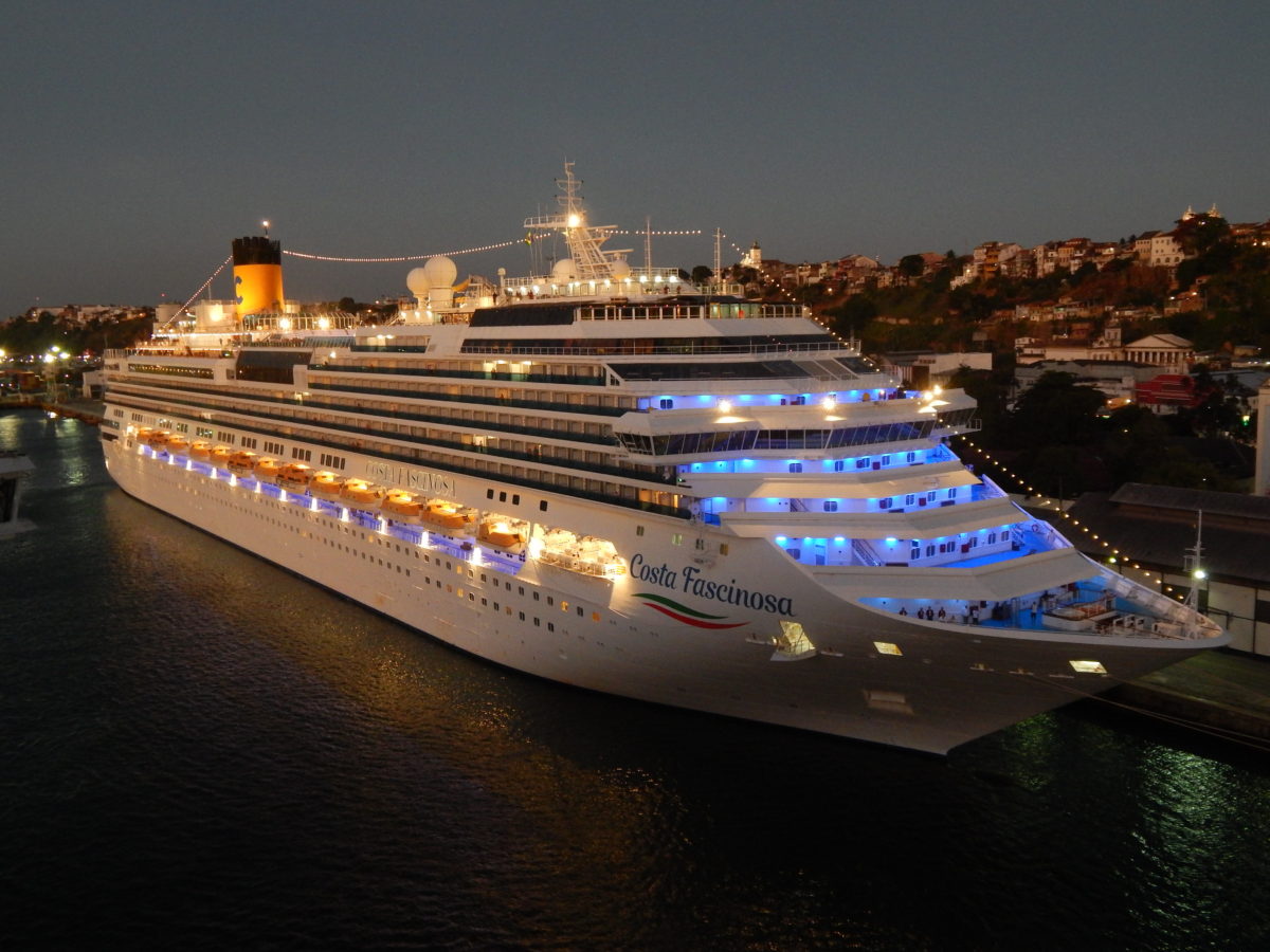 Costa Cruzeiros terá 15 embarques em Salvador na temporada 2023/2024 ...