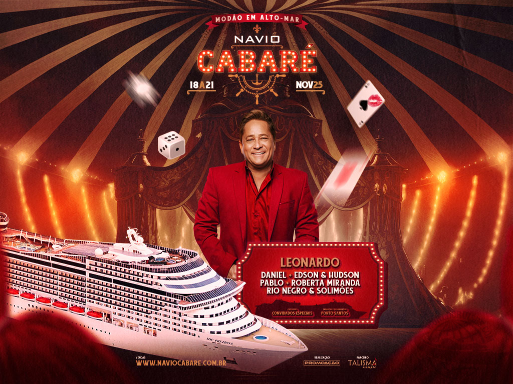 Navio Cabaré 2025: veja detalhes, atrações e datas do cruzeiro temático ...