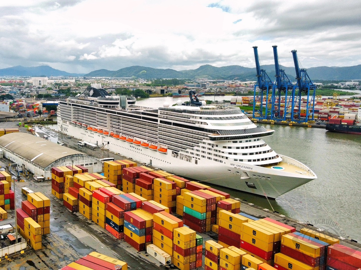 MSC Splendida se torna o maior navio de cruzeiros a visitar Itajaí na ...